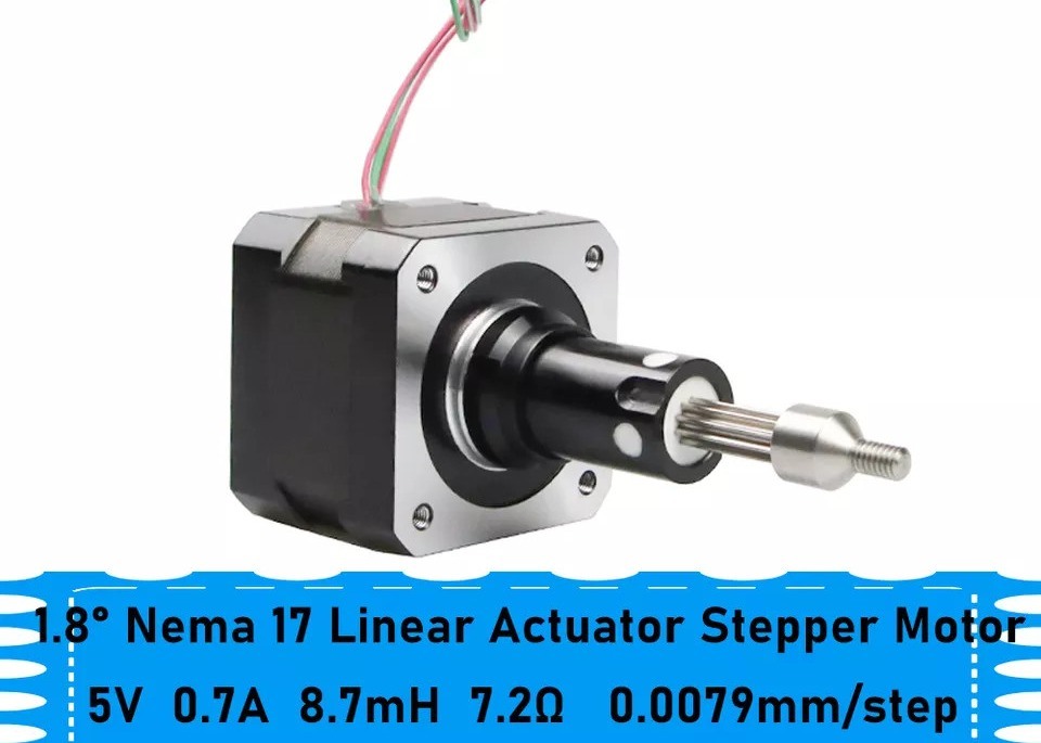 Jkm Nema17 2phase 42mm Lead Screw Stepper Motor Double Stack Captive Hybrid Linear Actuators