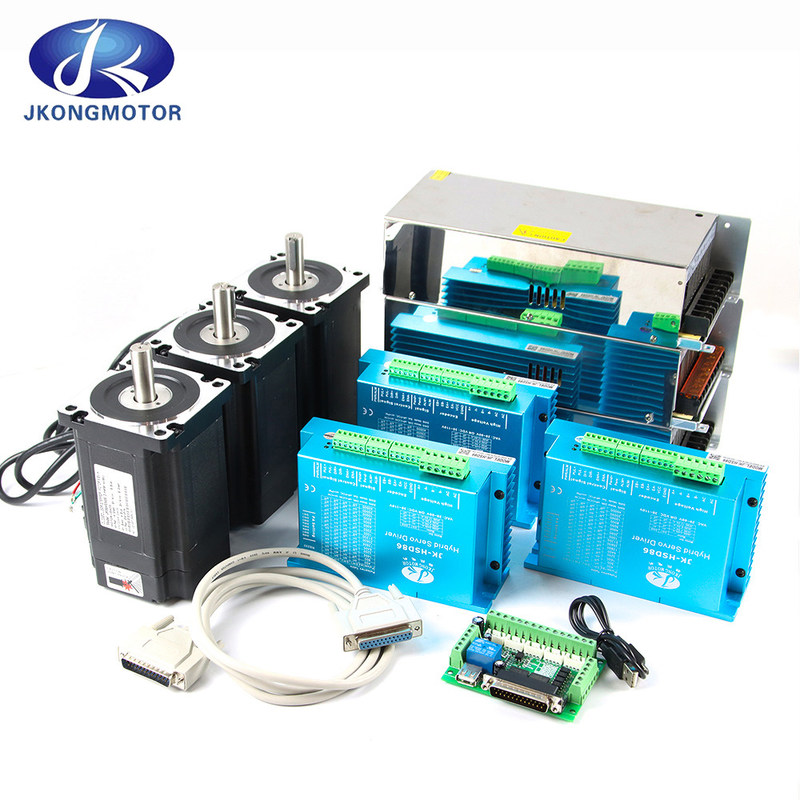 Jkongmotor High Torque 12nm Nema34 Closed Loop Linear Stepper Motor For Sex Machine With Encoder