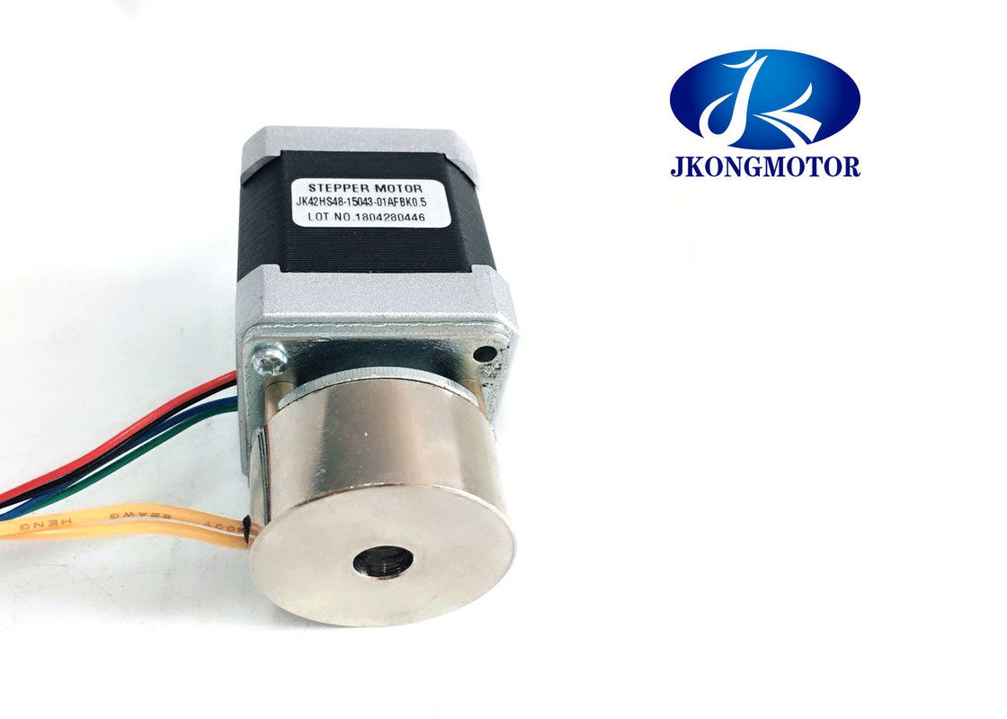 Nema24 60mm 2phase hybrid square stepper motor with brake pad / 1.8 ...