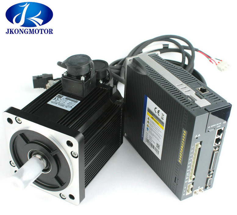 3 Phase AC Motor 1000W AC Servo Motor 80mm High Torque 4N.M 2500rpm ...