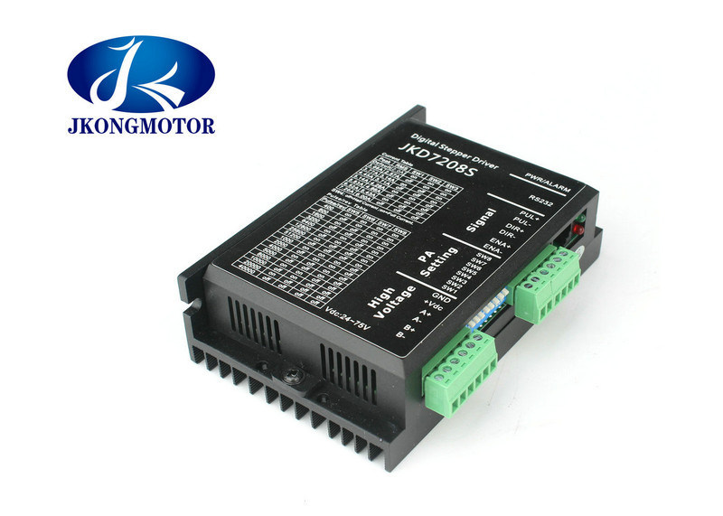 24V~75VDC Stepper Motor Driver 0.1A-7.2A , JKD7208S Nema 34 Stepper ...