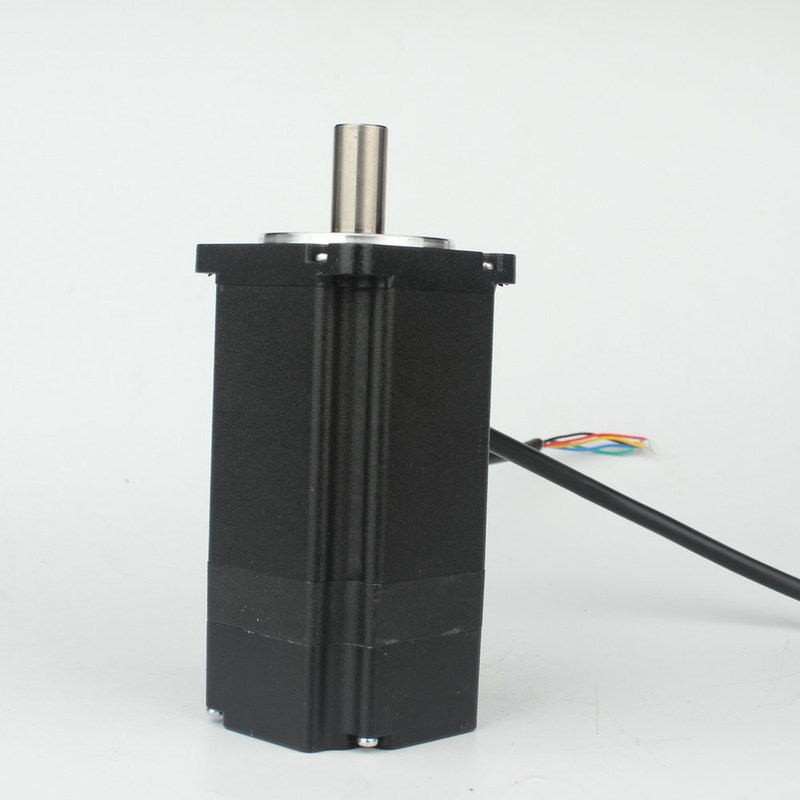 60mm NEMA 24 48V 94W 3 Phase Brushless DC Motor Black Colored
