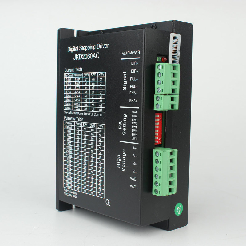Nema 34 Stepper Motor Controller JKD2060AC 2 Phase 24V~90VDC 0A-7.2A
