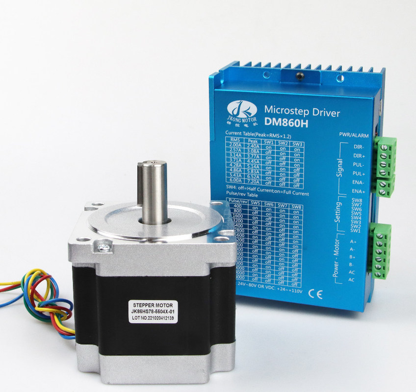 DM860H 2 Phase 6A VDC VAC Updated Nema23 Nema34 Stepper Motor Controller DC Driver