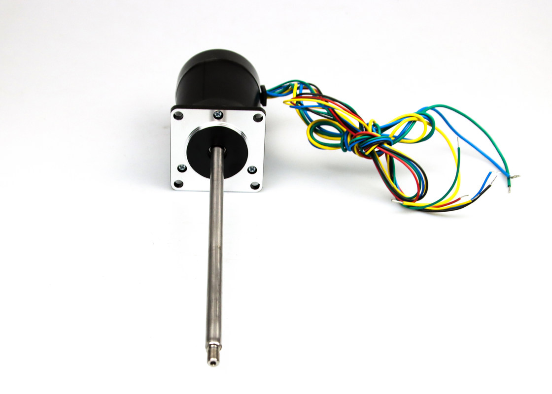 4 Pole 150w 4500rpm 24 Volt Bldc Motor With 57mm diameter with Long Shaft