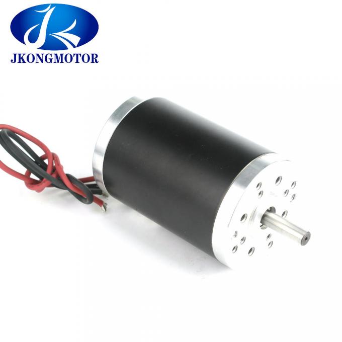 High Speed 63mm Brush Type DC Motor 12V , 24V CNC Machine Motors ...